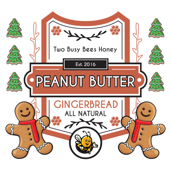 Gingerbread Peanut Butter | Two Busy Bees Honey